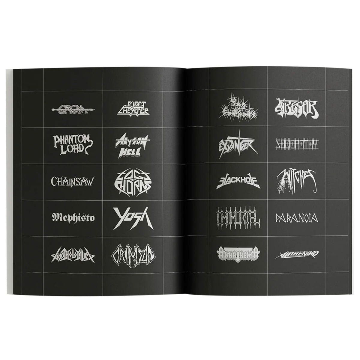 Speed Metal Logos – LOCK BOOKS